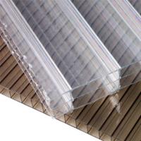 China Covestro Anti-Fog Anti-UV Polycarbonate Triple-Wall Hollow Panel 8-16mm Thickness 2100mm Width for Greenhouses for sale