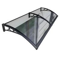 China 2.4mm Solid Polycarbonate Awning Bracket DIY PC Canopy 5.0mm Hollow for sale