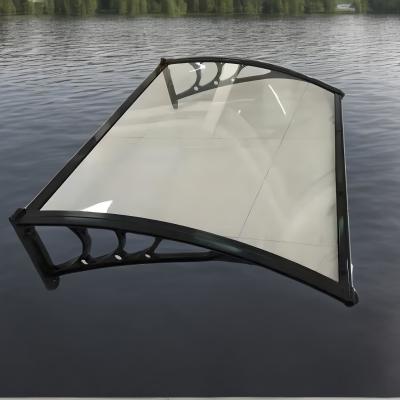 China Weather Resistant Polycarbonate Window Awning 2.5mm Solid Sheet 1200mm Width for sale