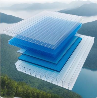 China UV Protective B1 Fire-Rated Polycarbonate Hollow Sheet 3-20mm Thickness 2.1x5.8m Size for sale
