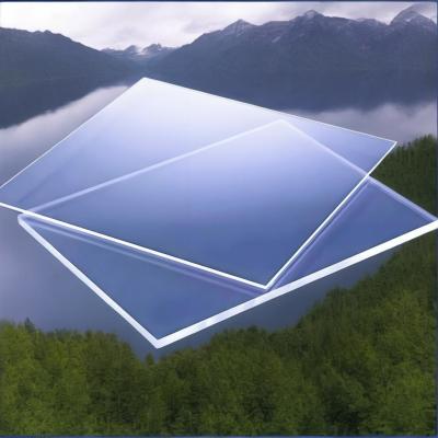 China 1220mm Clear Polycarbonate Solid Sheet 1mm-15mm Thickness with UV Protection and 93% Light Transmittance for sale