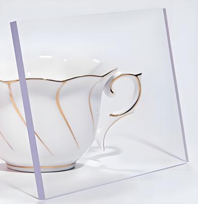 China 4mm Clear Polycarbonate Solid Sheet 1220mm Wide with 200x Impact Resistance and 88% Light Transmission for sale