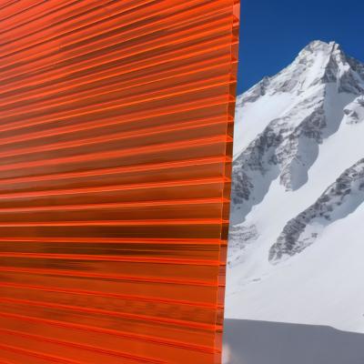 China TOPPC01 Polycarbonate Hollow Sheet 2100mm Width with 10-Year Warranty - B1 Fire Rated Multi-Wall Construction for sale