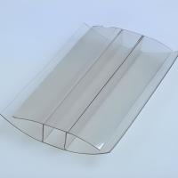 China 4mm to 16mm Polycarbonate H Profile Connector for PC Sheets - 5.8m Length with Custom Sizing Options for sale