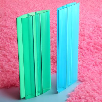 China TOPPC22 Polycarbonate H Profile Connector - 4mm to 16mm Thickness, High Impact Resistance for PC Sheet Joining for sale
