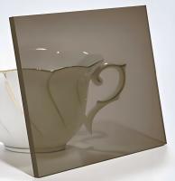 China 3mm Brown Solid Polycarbonate Sheet 4x8 Feet with UV Protection and 200x Impact Resistance for sale