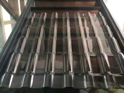 China Polycarbonate Glazed Tiles 10mm Lightweight Durable Roofing for Residential Commercial Industrial for sale