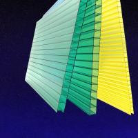 China Multiwall Polycarbonate Roofing Sheet 4mm-20mm Thickness UV Protected 1050mm Width for sale