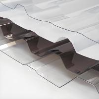 China Corrugated Polycarbonate Roof Panel 0.8-2.5mm UV-Resistant Lightweight for Commercial Residential Roofing for sale