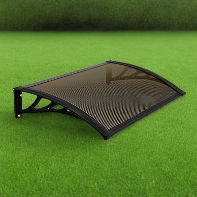 China Protect Windows Polycarbonate Awnings Bronze Durable Weather Resistant for sale