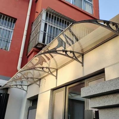 China Polycarbonate Door Awning 3mm Thickness UV Protection Aluminum Frame Weather Resistant for sale