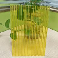 China Yellow 4mm Polycarbonate Hollow Sheet Weather Resistant Impact PC Sheet for Construction for sale