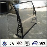 China Polycarbonate Solid Sheet Awning 2.5mm UV Protection Outdoor Canopy for Door Window Patio for sale