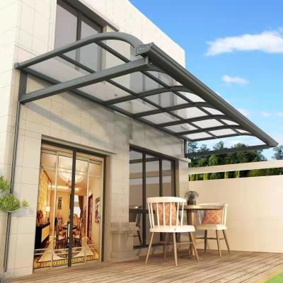 China DIY Polycarbonate Awning with Aluminum Frame - 2-3mm Thickness, 99% UV Protection, 10-Year Warranty for sale