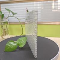 China 6mm 10mm polycarbonate sheet Clear Hollow for sale