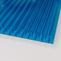 China 10mm Blue Polycarbonate Honeycomb Sheet 2.1m x 5.8m High Impact UV Resistant Panel for sale