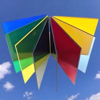 China Colored Polycarbonate Solid Sheet 1mm-12mm Thickness UV Resistant for Building Construction for sale
