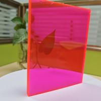 China 6mm Pink Solid Polycarbonate Sheet 1220mm x 30000mm UV Protected for Greenhouse for sale