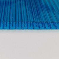 China 10mm Blue Polycarbonate Honeycomb Sheet Customizable Size UV Resistant for sale
