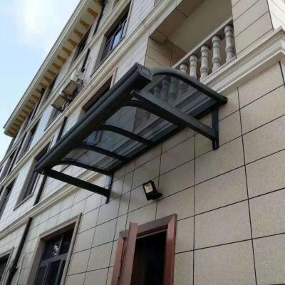 China Customizable Aluminum Frame Polycarbonate Roofing Canopy - 10-20 Year Lifespan, 200x Impact Resistance for sale