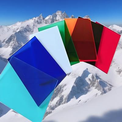 China OEM Colored Polycarbonate Solid Sheet 1.22m x 2.44m Impact Resistant 200x Stronger Than Glass for sale