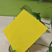 China UV Protected Translucent Yellow Polycarbonate Solid Sheet For Long-Lasting Color And Weather Resistance Lightbox for sale