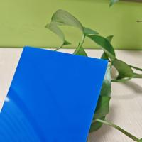 China Opaque Blue Polycarbonate Solid Sheet 1mm-10mm High Impact Resistance for sale