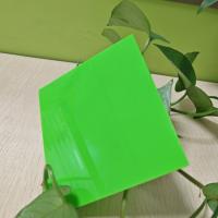 China Opaque Green Polycarbonate Solid Sheet High Strength Non-Transparent 100% Virgin Material for sale