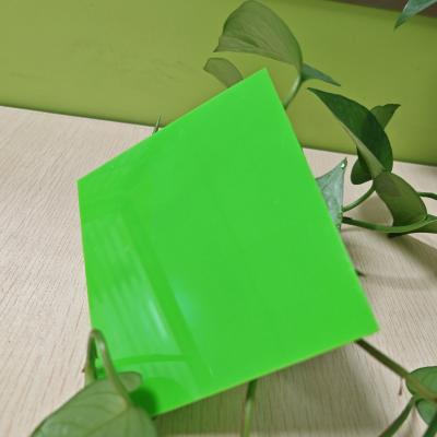 China Opaque Green Polycarbonate Solid Sheet High Strength Non-Transparent 100% Virgin Material for sale