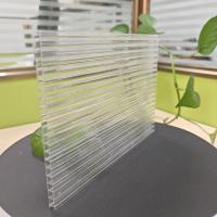 China UV Protected Clear Polycarbonate Hollow Sheet Roofing 2.44m 6m for sale