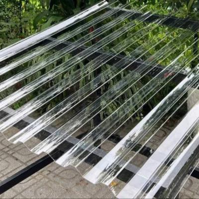 China Polycarbonate Corrugated Sheet 0.8mm-2.5mm for Roof and Wall Building Materials Weather Resistant for sale