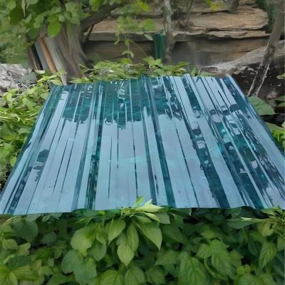 China TOPPC Polycarbonate Corrugated Sheet 0.8mm-2.5mm High Impact UV Resistant Roofing for sale