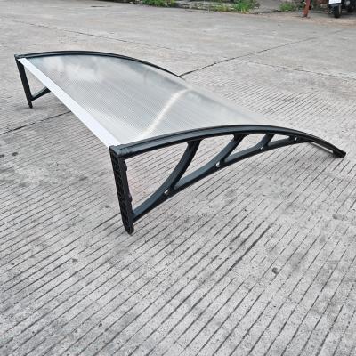 China Outdoor DIY Polycarbonate Window Door Awning with 80% UV Protection - 600mm to 1500mm Sizes Available for sale