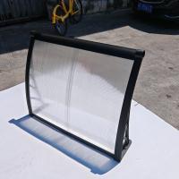 China DIY Polycarbonate Canopy 5mm Plastic Frame with Integrated Gutter for Patio Carport for sale