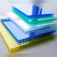 China Polycarbonate Hollow Sheet 4mm to 20mm Twin Wall Lightweight Durable UV Protected for Roofing for sale