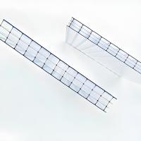 China Four-Wall Polycarbonate Hollow Sheet 200x Impact Resistant UV Protected for Skylights for sale