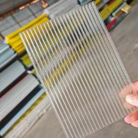 China 6mm Crystal Clear Polycarbonate Hollow Sheet 90% Light Transmission Thermal Insulation for sale