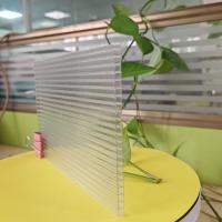 China Crystal Clear Polycarbonate Hollow Sheet 2.1m x 5.8m Lightweight Impact Resistant Alternative to Glass for sale