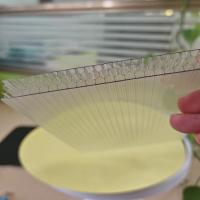 China Clear Blue Green Bronze 2.1m x 5.8m Honeycomb Polycarbonate Sheet Lightweight High Strength Roofing Panel for sale
