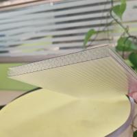 China Clear Blue Green Bronze 2.1m x 5.8m Honeycomb Polycarbonate Sheet Lightweight High Strength Roofing Panel for sale