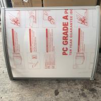 China Grey Plastic Bracket Frame PC Canopy 600-1500mm for 2.5mm Solid 5.0mm Hollow Board for sale