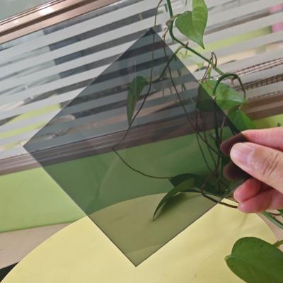 China 5mm Grey Polycarbonate Solid Sheet 1220x2440mm Hard Coat UV Resistant Lightweight Panel for Awning Canopy for sale