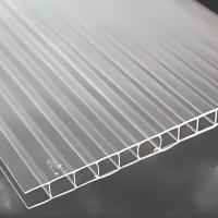 China TOPPC 6mm Honeycomb Polycarbonate Hollow Sheet 2.1x5.8m B1 Fire Rated UV Resistant PC Board for sale
