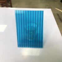 China TOPPC Polycarbonate Hollow Sheet 2.44m 5.8m 11.9m Custom Length UV Coated Easy Install for sale