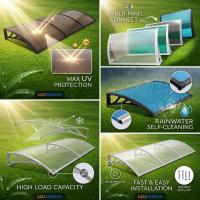 China TOPPC PC Canopy Adjustable Height 2.5mm Solid 5.0mm Hollow Sheet Aluminum Frame for sale