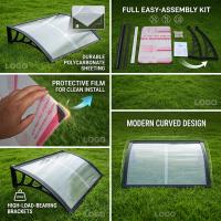 China TOPPC PC Canopy Adjustable Height 2.5mm Solid 5.0mm Hollow Sheet Aluminum Frame for sale