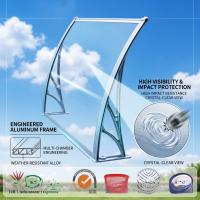 China TOPPC21 PC Canopy 2.5mm Solid 5.0mm Hollow Polycarbonate Noise Reducing Adjustable Height Awning for sale