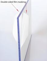 China TOPPC Polycarbonate Sheet 2.44m 5.8m 11.9m Custom Length Anti-UV PC Board for Industrial Use for sale