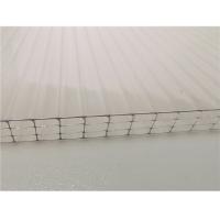 China Polycarbonate Hollow Sheet Anti UV Polycarbonate Panel Lightweight Impact Resistant Clear Protective Roofing Panels for sale