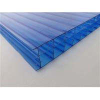 China Polycarbonate Hollow Sheet Anti UV Polycarbonate Panel Lightweight Impact Resistant Clear Protective Roofing Panels for sale